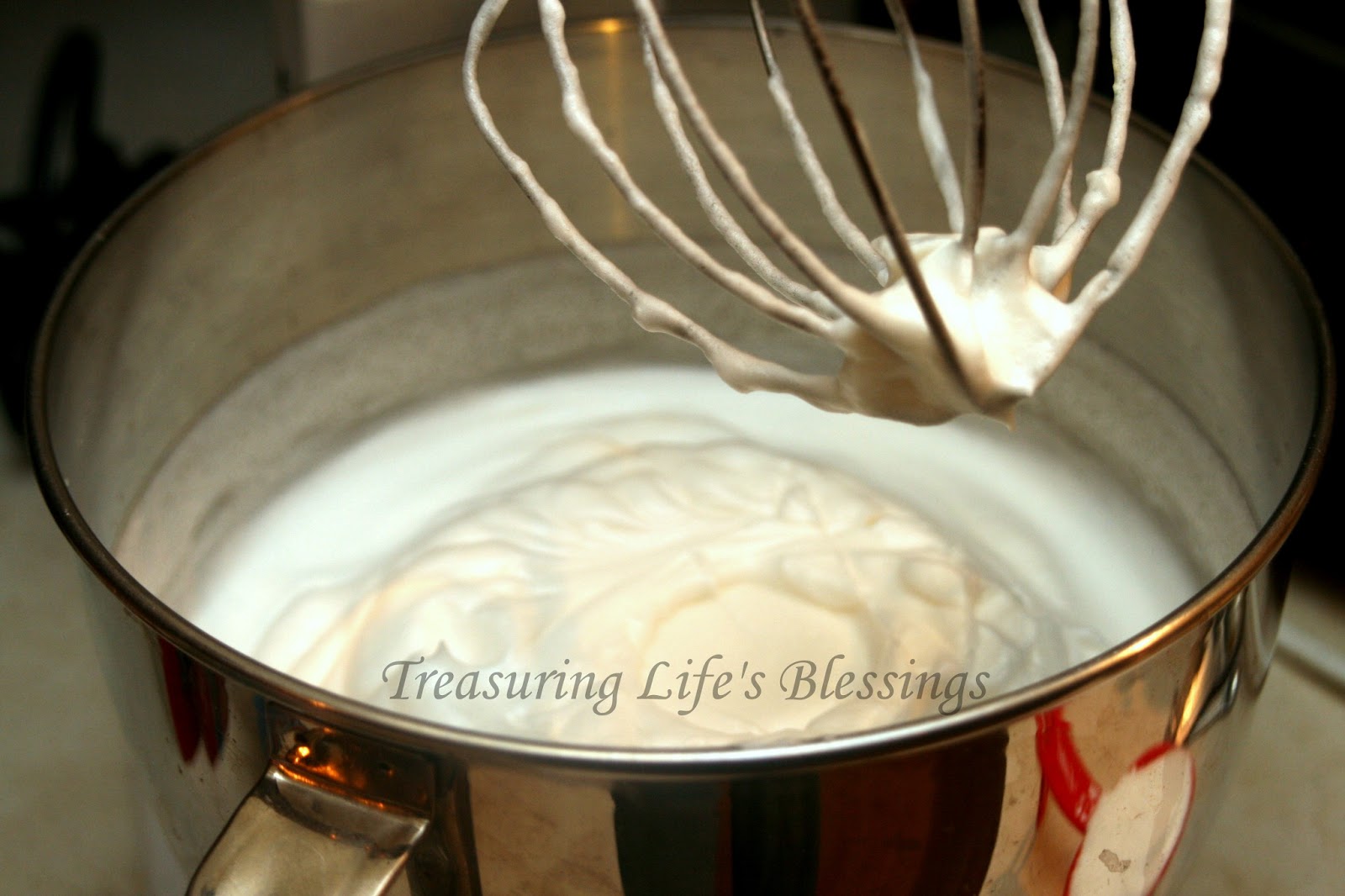 Strawberries and Cream Angel Food Cake Roll - Treasuring Life's Blessings