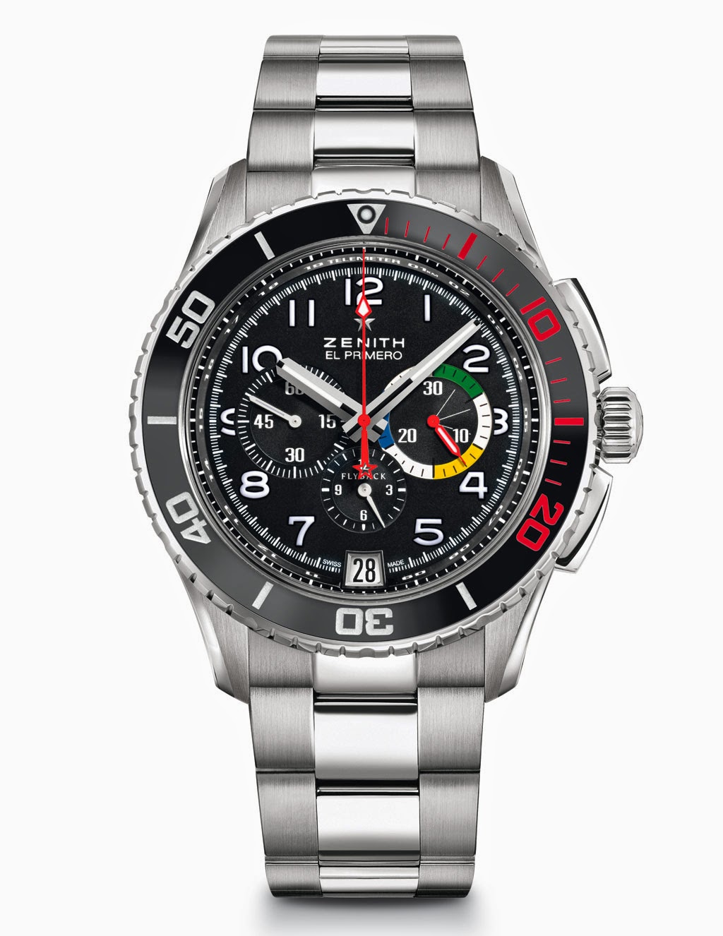 Zenith - El Primero Stratos Flyback Rainbow | Time and Watches | The ...