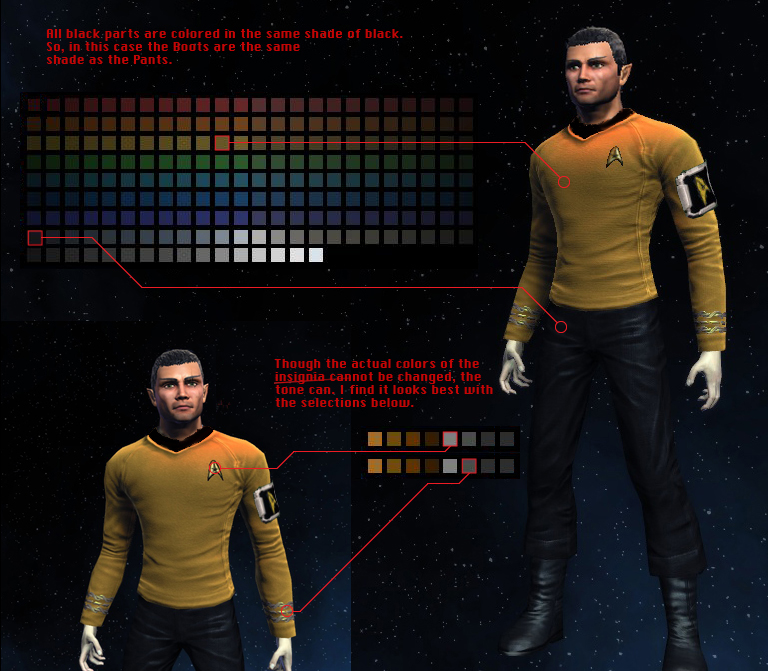 STO TOS Veterans fleet: TOS Veterans Fleet Rank & Uniforms