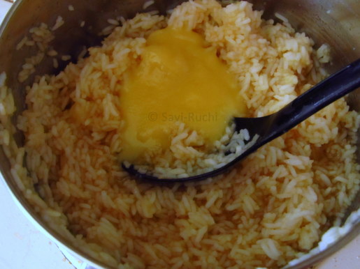 Savi-Ruchi: Banana Huggi Recipe | Banana Pongal : Unique pongal recipe