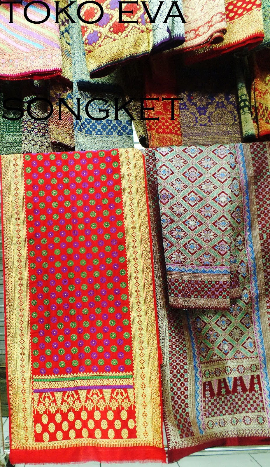 Jual Songket Palembang, Ulos Batak & kain tenun Indonesia