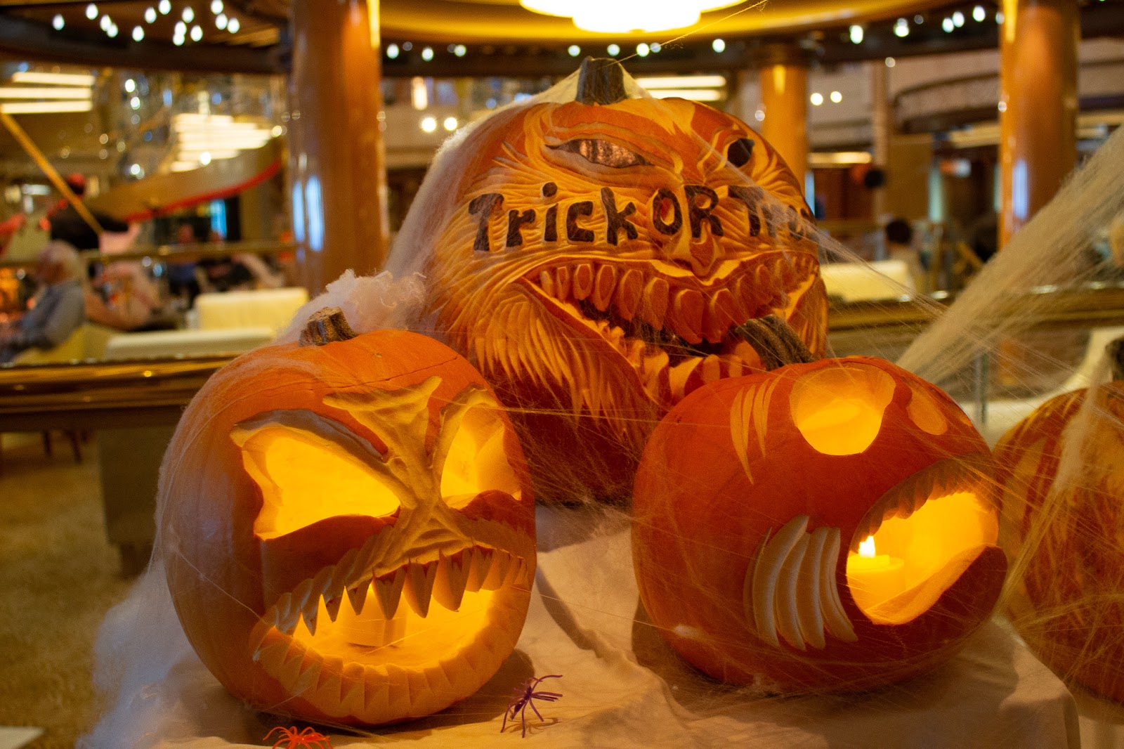 Amazing Pumpkin Carvings At Sea | Miss Kopy Kat