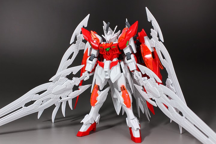 Review: HGBF 1/144 Wing Gundam Zero Honoo + Custom Sword Kit by ...