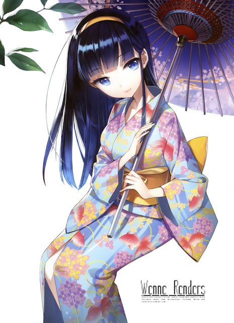 Anime girls in Yukata | Animoe