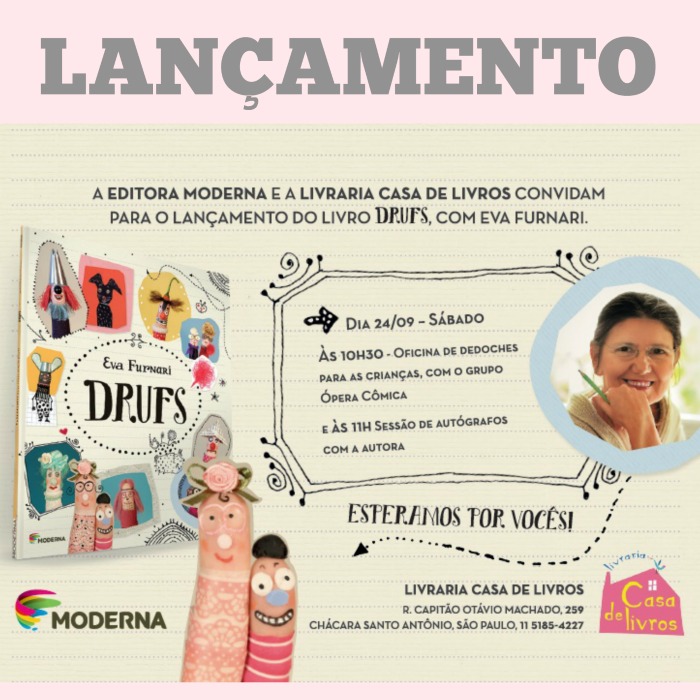 CRISTINA SÁ literatura infantil e juvenil: CONVITE PARA O LANÇAMENTO DO ...