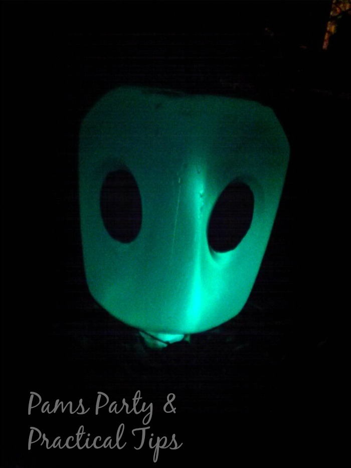 Milk Jug Glow Sticks