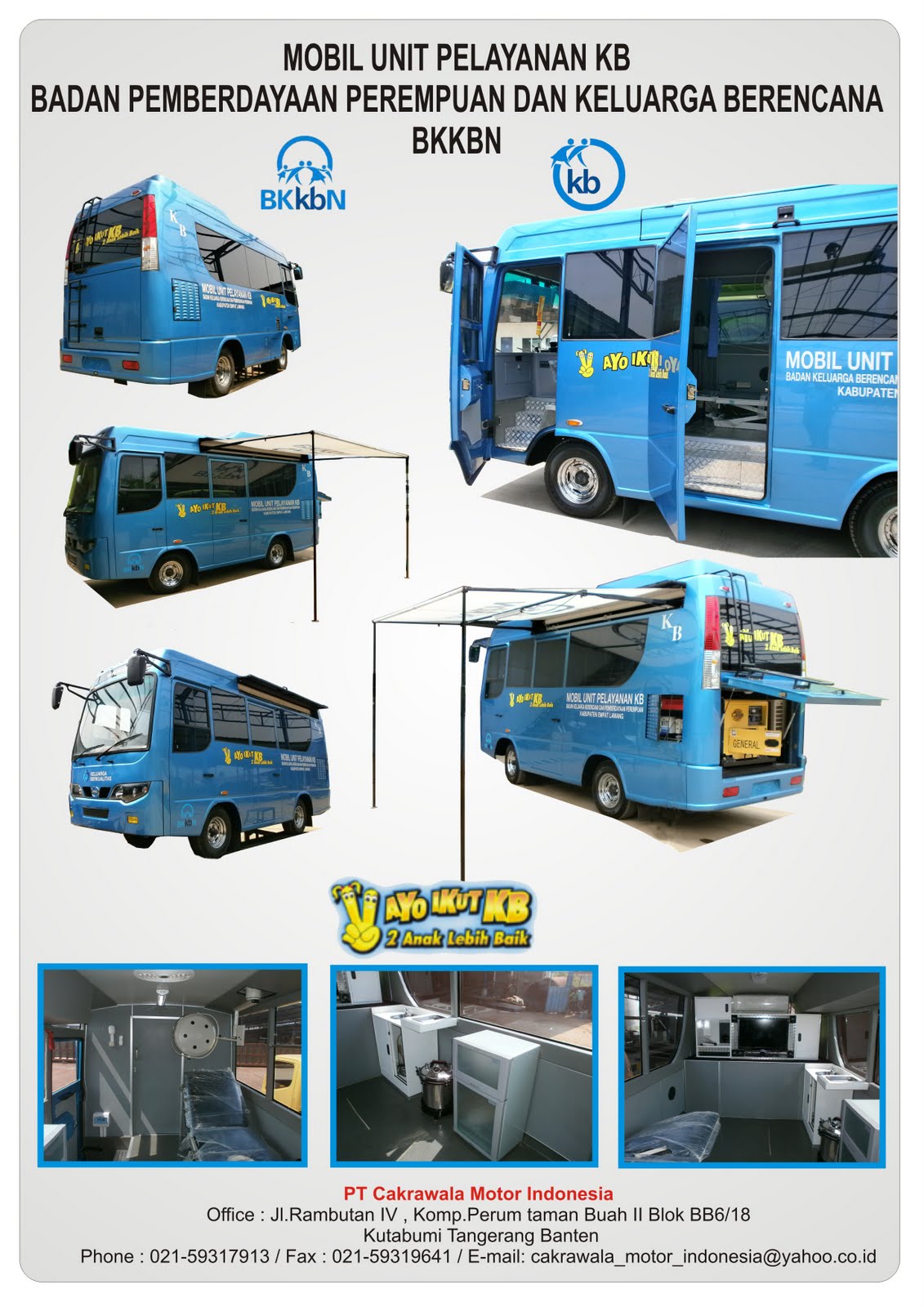 Karoseri Truck: MOBIL PELAYANAN KB BKKBN ( MUYAN ) 4 Ban dan 6 Ban