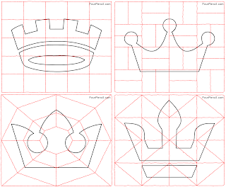 Four grid: Free printable King grid line drawing worksheet/activity for ...