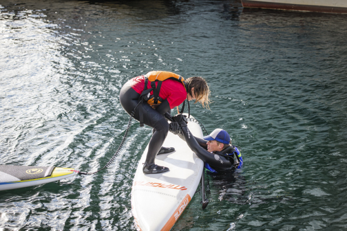 SUP Flip Rescue in 30 Seconds - Salmon Bay Paddle