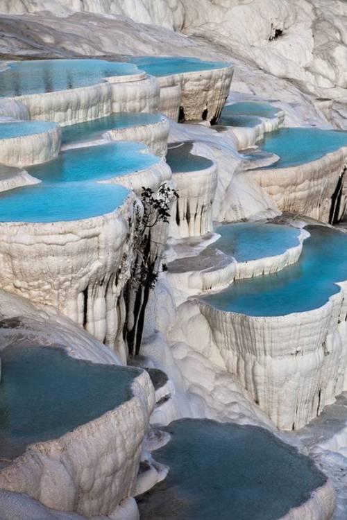 The Most Beautiful Things In The World: Natural terrace pool, Pamukkale ...