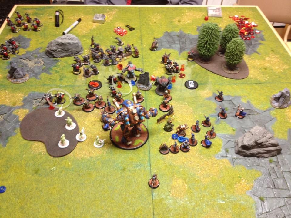 The Warmachine Project: Cygnar vs Khador (Siege vs pButcher tier 4 ...