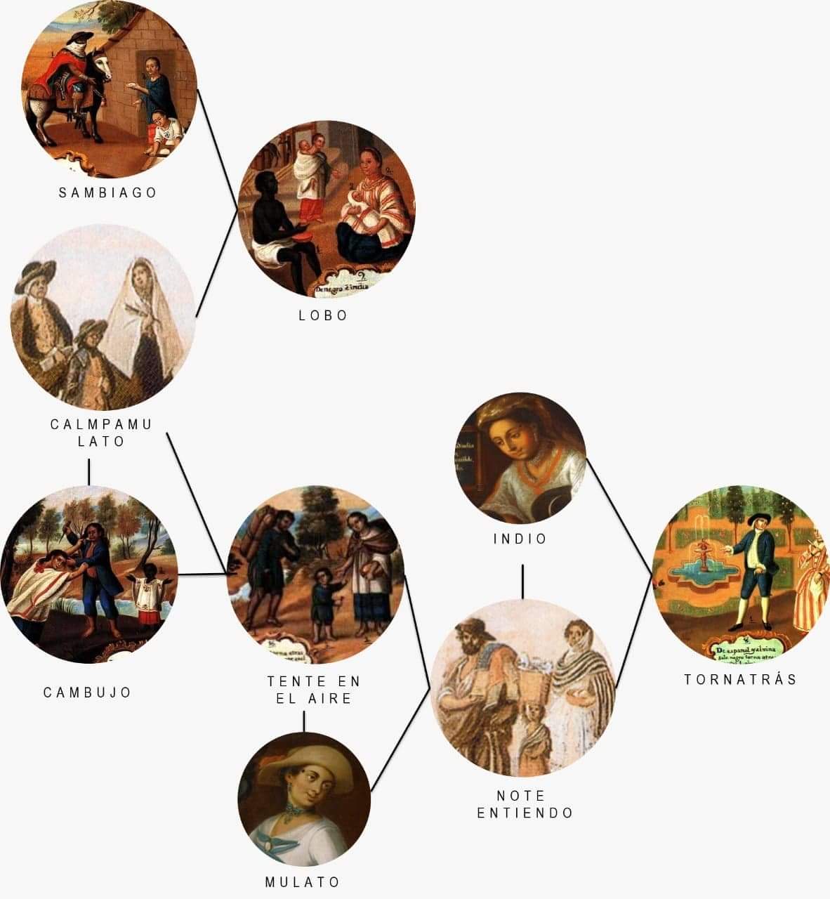 CASTAS DE LA NUEVA ESPAÑA