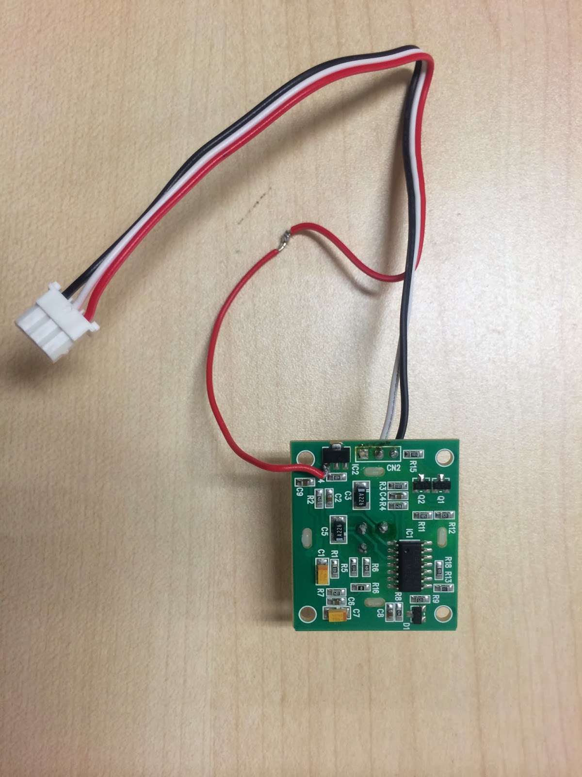 Prasanth's Blog: How to configure a motion sensor to work in 3.3V