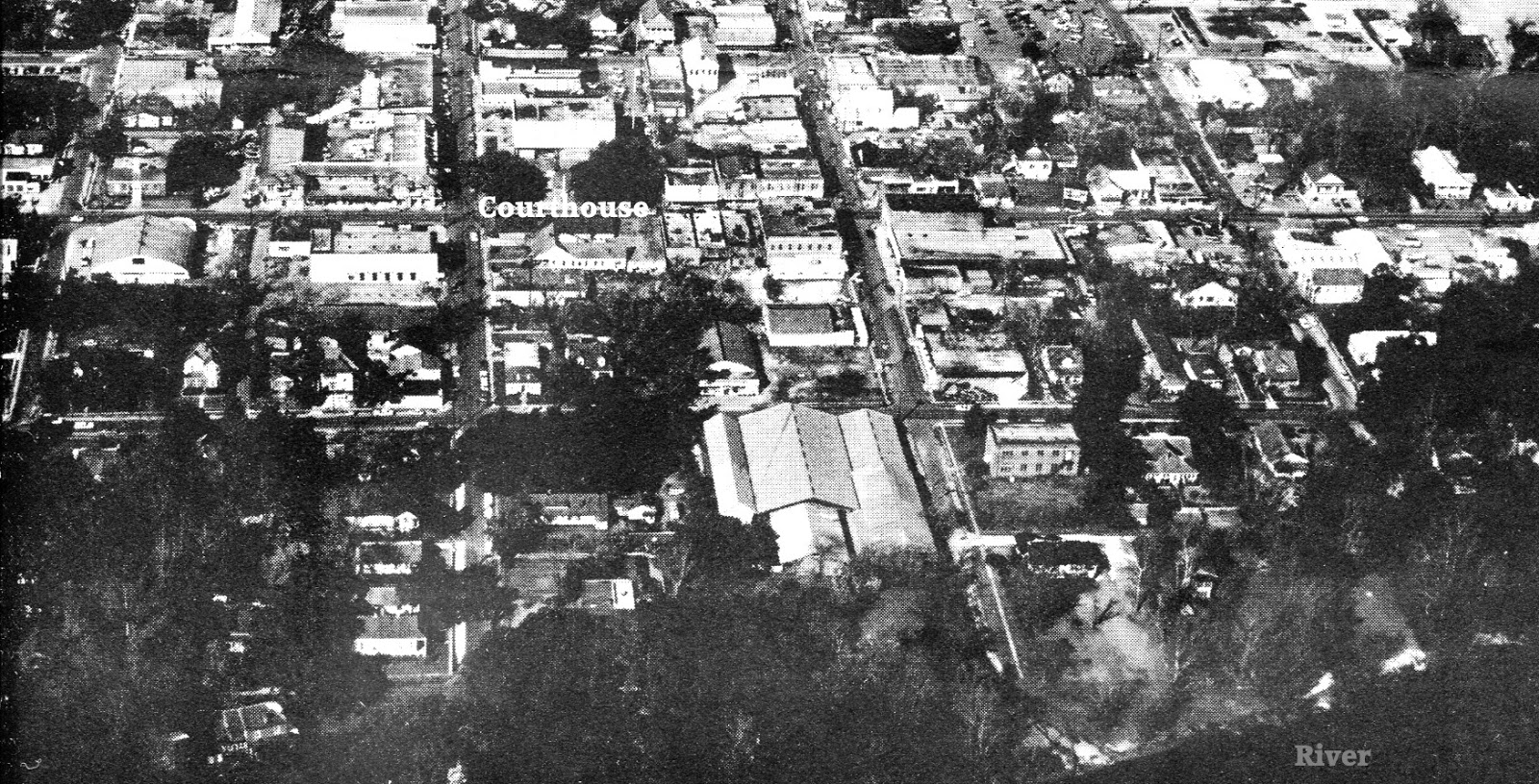 Covington Downtown: Aerial Photographs of Downtown Covington Over the Years