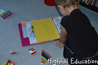 Highhill Homeschool: Cuisenaire Rods - Addition Families