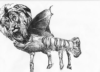 Voilà Art Room: Mythical Creatures Collage