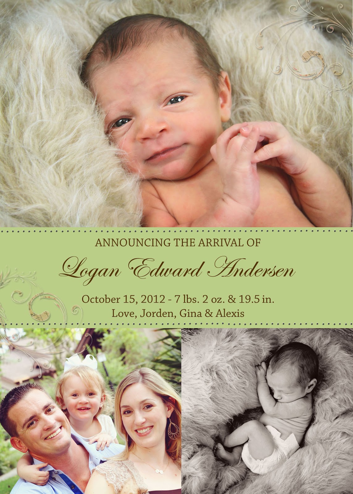 Amanda Nicole Pictures: Custom Announcements