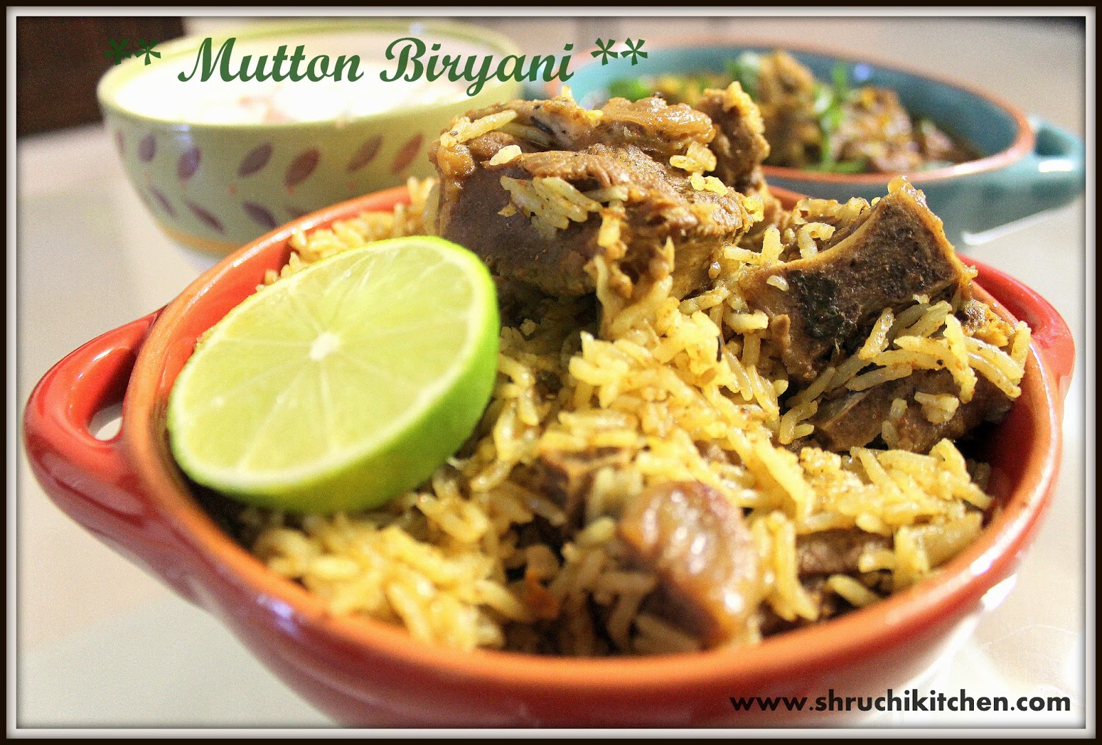Shruchi Kitchen: Mutton Biryani