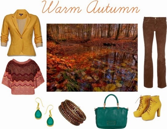 Stagione cromatica Autunno Warm abbigliamento colori