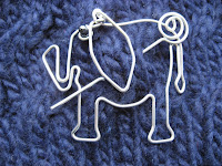 Whimsical Animal Wire Work Jewelry by Chatnoir77 / The Beading Gem