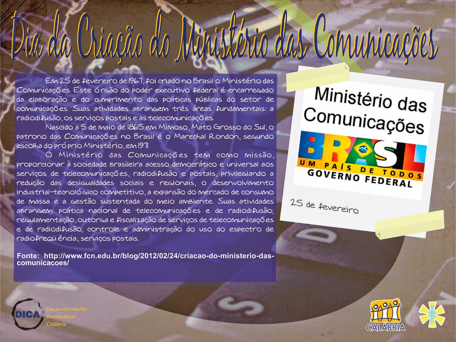 Dalva Day 2017 Dia Da Criação Do Ministério Das Comunicações