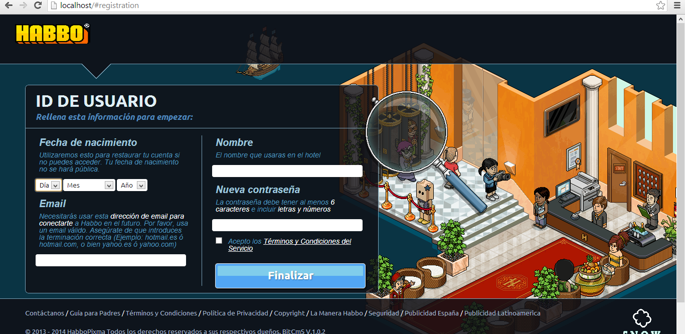 Cria Habbos: CMS de habbo