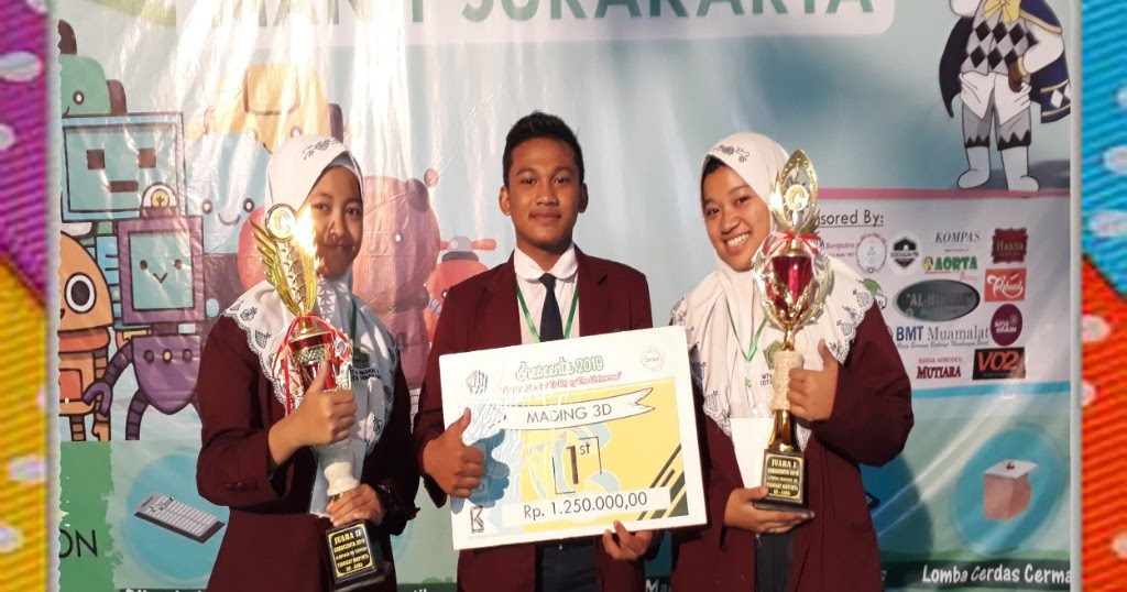 KHARISMA (Khasanah Risalah Madrasah) : Juara 1 mading 3 Dimensi tingkat ...