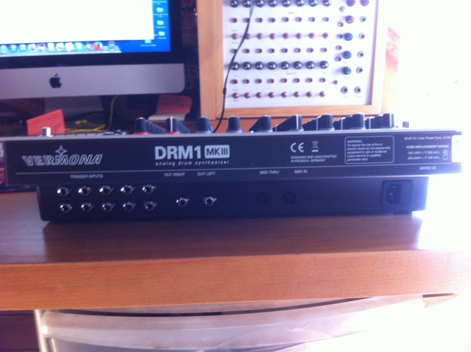 MATRIXSYNTH: Vermona DRM 1 MK3 Analog Drum Synthesizer with CV trigger ...