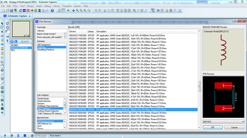 elektro2017: AM Circuit Design using Proteus