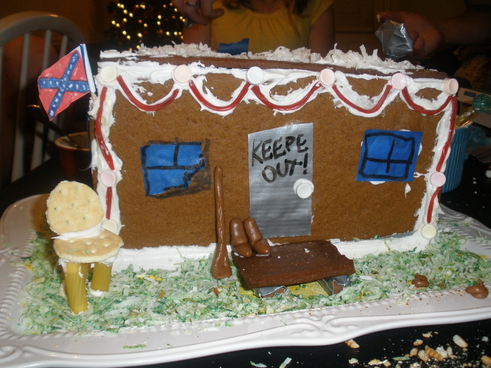 Team Tolman... Just the 3 of Us: Redneck Gingerbread Trailers