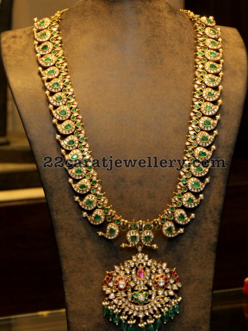 Emerald Mango Set by Hiya Jewellers - Jewellery Designs