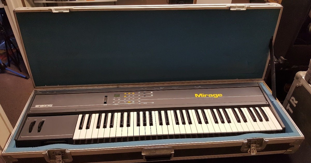 MATRIXSYNTH: Ensoniq Mirage DSK-8 61-Key Synthesizer SN 16304