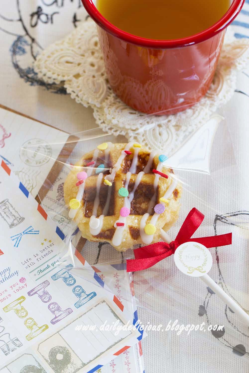 dailydelicious: Waffle Pops: Mini size treats