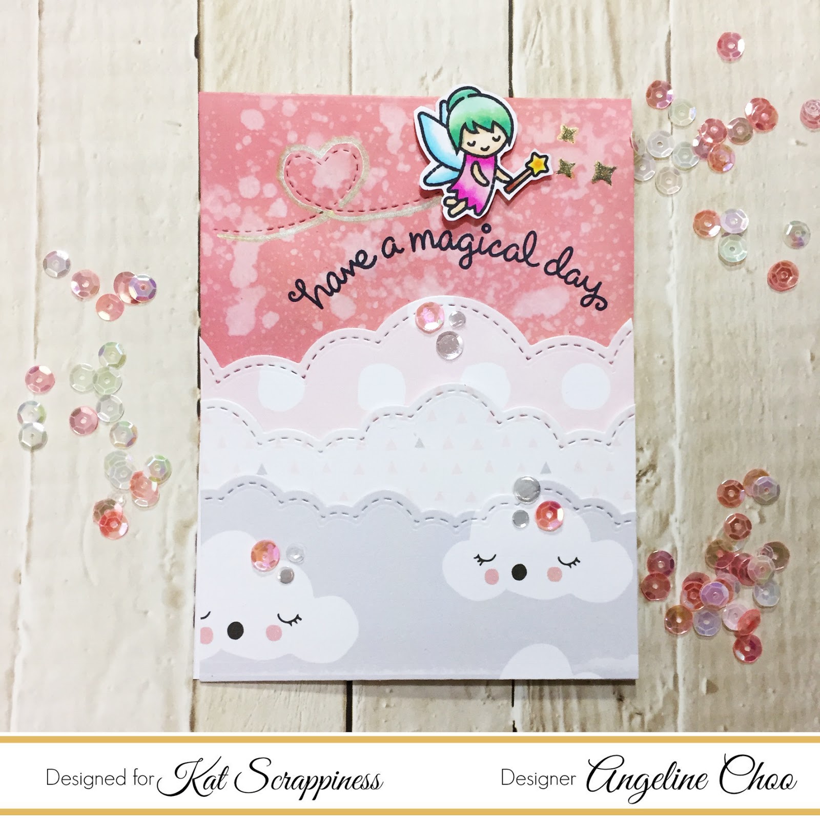 Magical Fairy card with Kat Scrappiness - Scrappy Scrappy