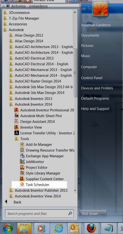 Finding Task Scheduler