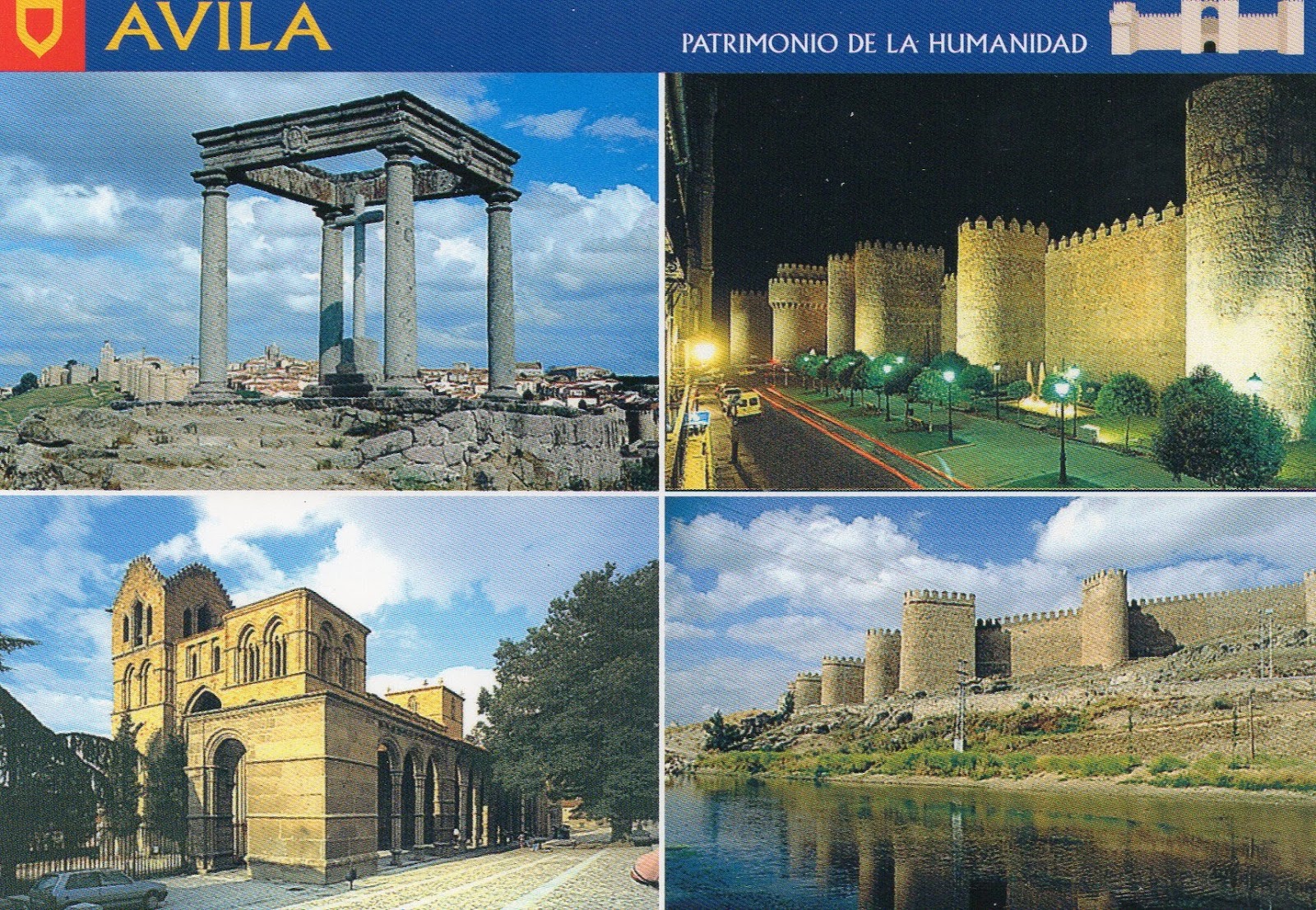 UNESCO postcards collection by dannyozzy: Old Town of Ávila with its ...