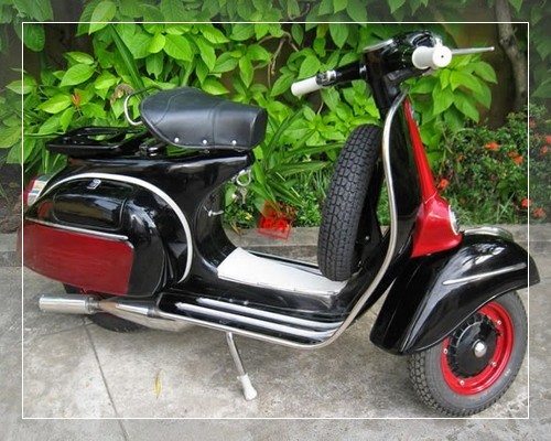 Foto gambar modifikasi vespa px super excel drag racing gembel matic ...