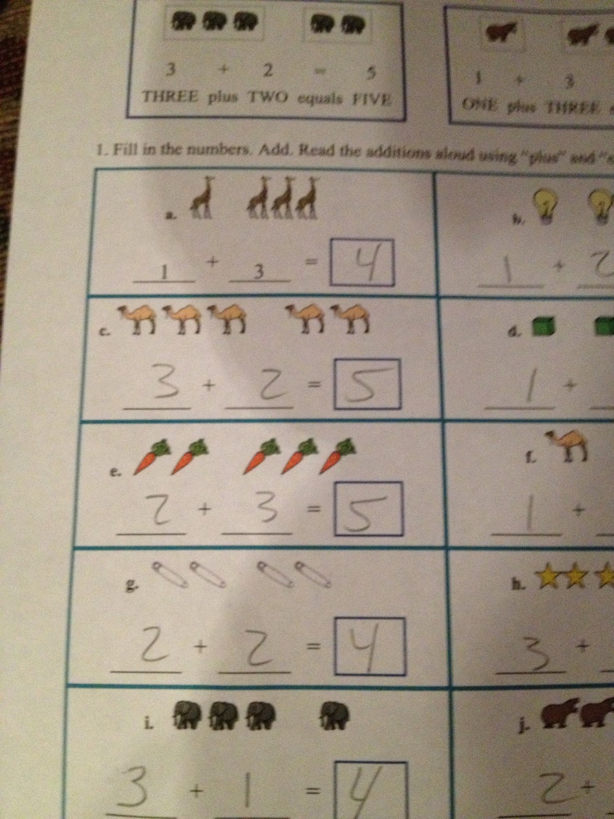 Puddle Jumping: Math Mammoth Grade 1 Complete Curriculum Light Blue ...