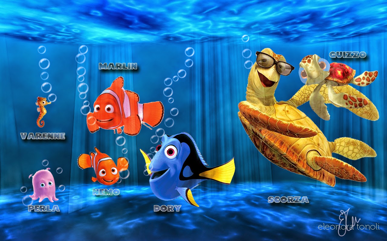 Wallpapers of various themes by Eleonora: WALLPAPER NEMO ' s FRIENDS
