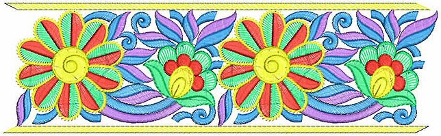 Embdesigntube: Western Stylish Floral Laces Designs