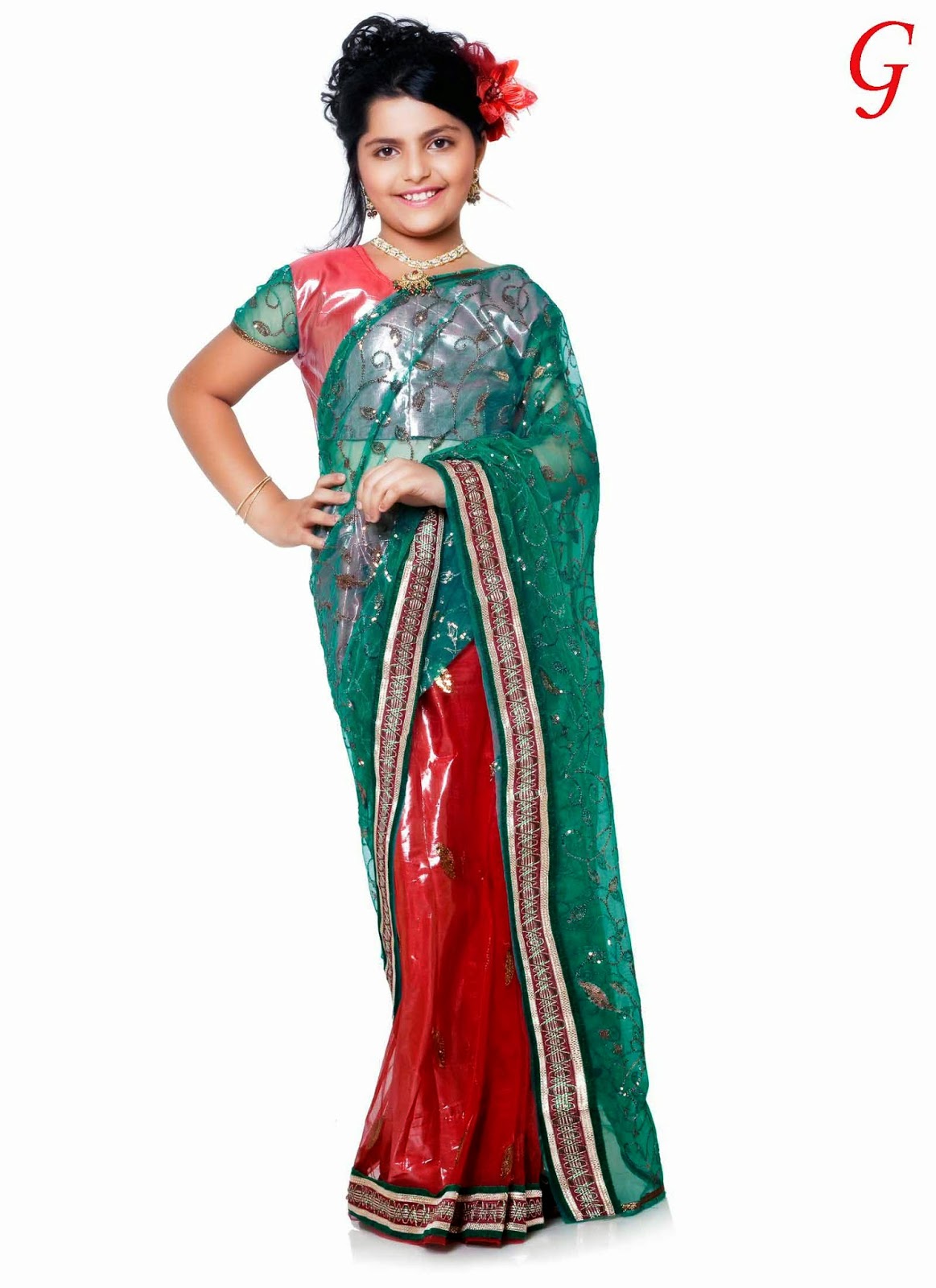 Babies Pictures: Saree Images | Cute Baby Indian Traditional Saree Images