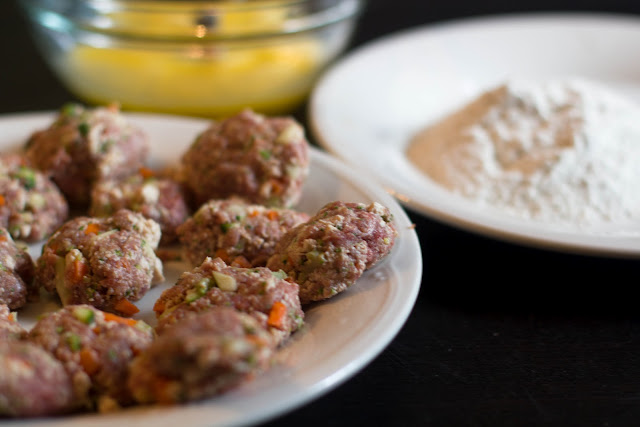 Mommy's Cooking Note: bite-sized beef with vegetables