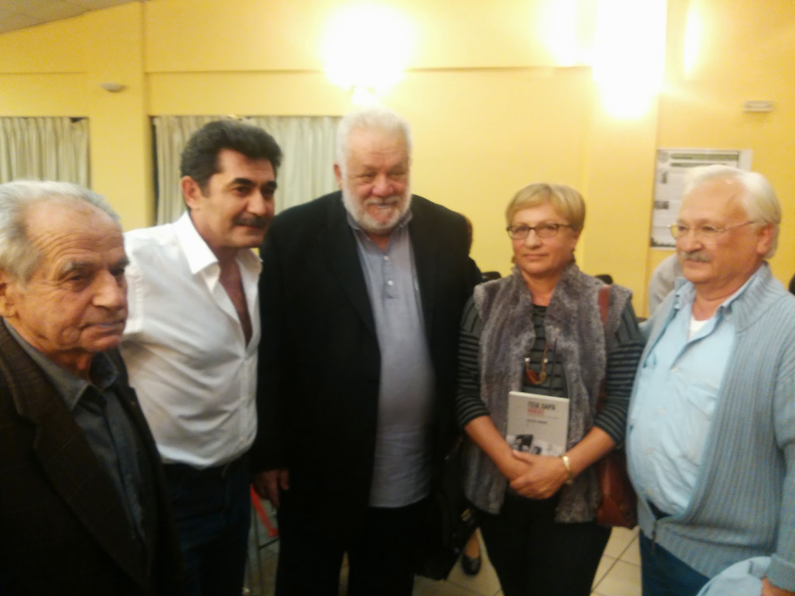 Εφημερίδα Ανασύνταξη: Εκδήλωση παρουσίασης έργων ΝΙΚΟΥ ΖΑΧΑΡΙΑΔΗ 25/10/2014