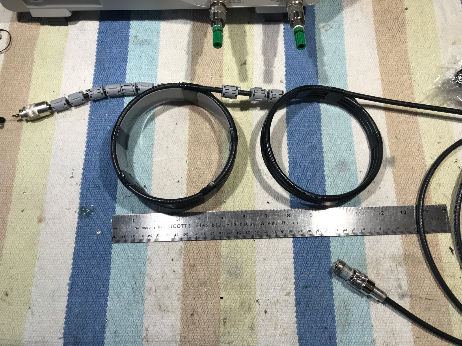 VE2GYA: Coaxial Cable Choke Experiment