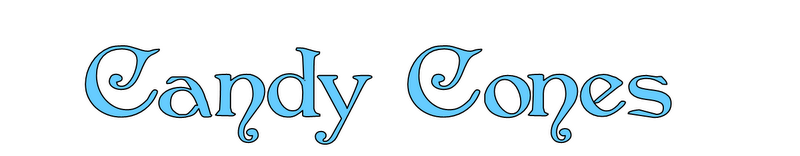 Candy Cones - Parties and Patterns