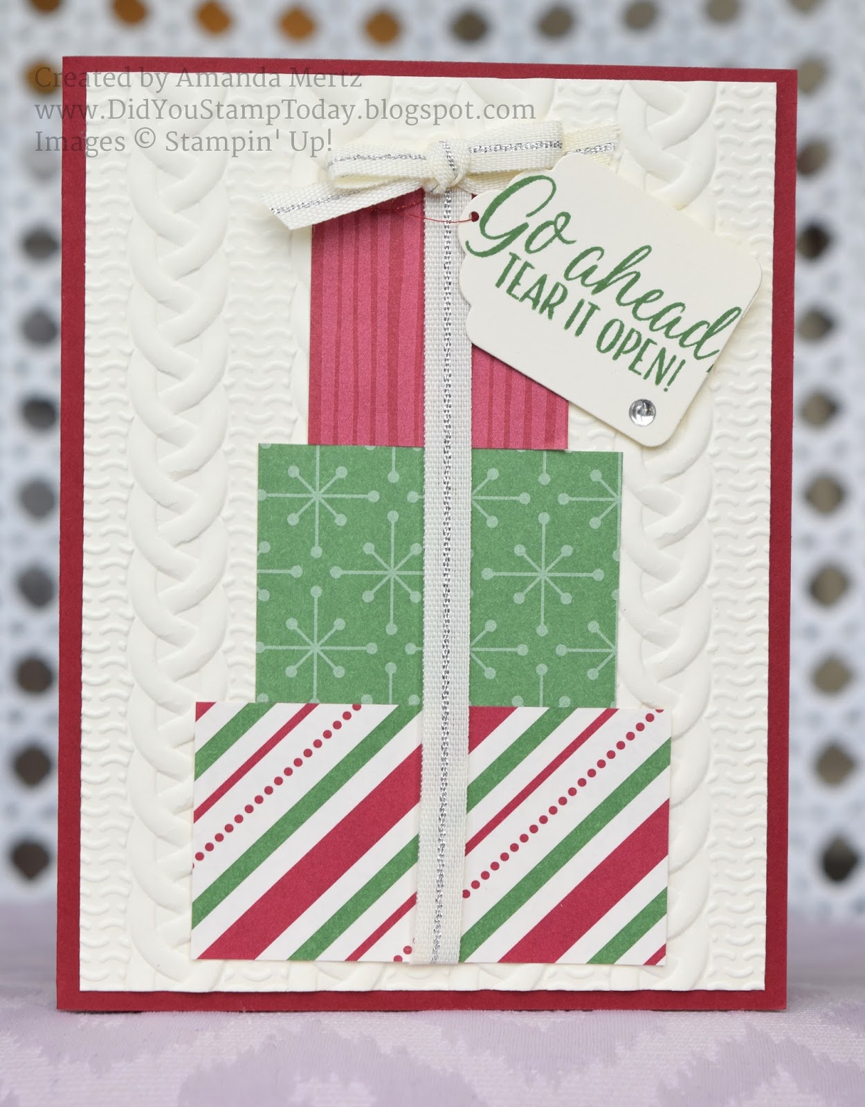 Did You Stamp Today?: This Christmas Gift Stack - Stampin' Up! Tin of Tags