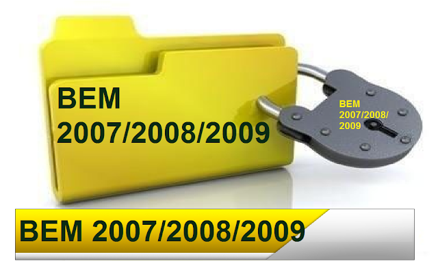 تربية رقمية: BEM 2007/2008/2009