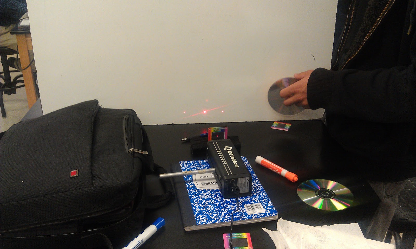 Physics 4C MCastaneda: CD Diffraction Lab