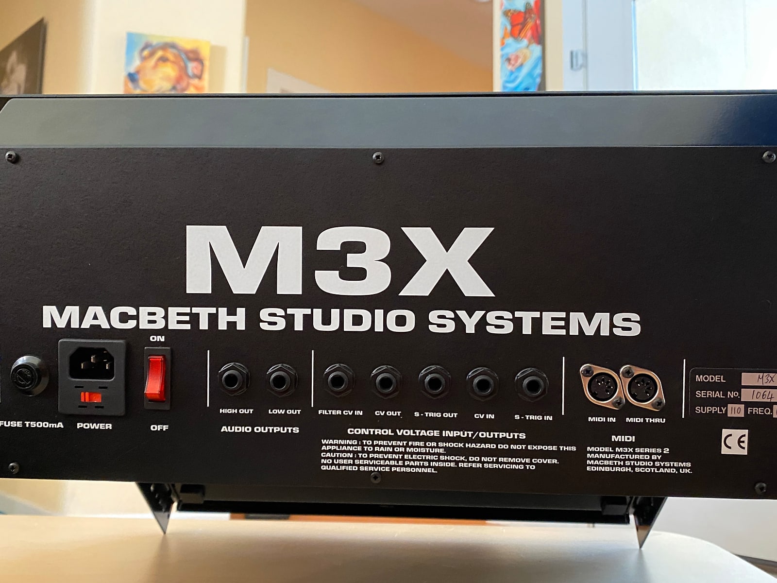 MATRIXSYNTH: MacBeth M3X SN 1064