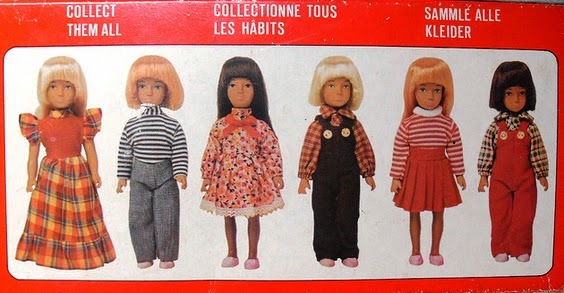 SNICKERDOODLE STREET: Mini Dolls by Brand - 7.5" Moni Doll (1979)